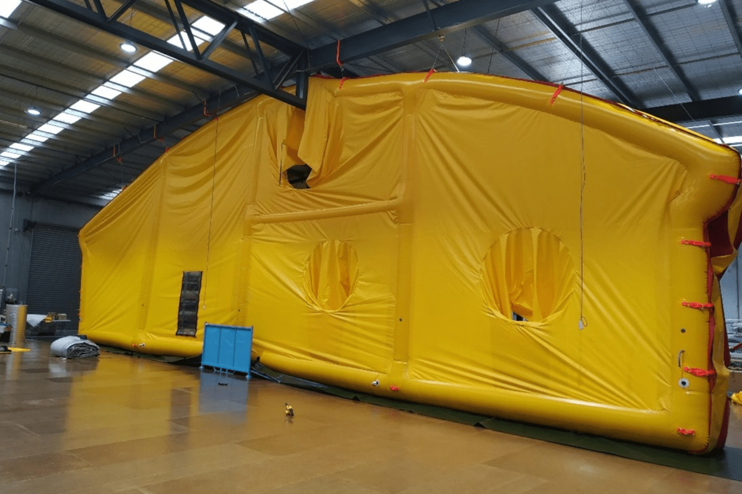 Innovative Inflatable Brattice Walls and Tunnel Plugs. | FLEXIMAKE